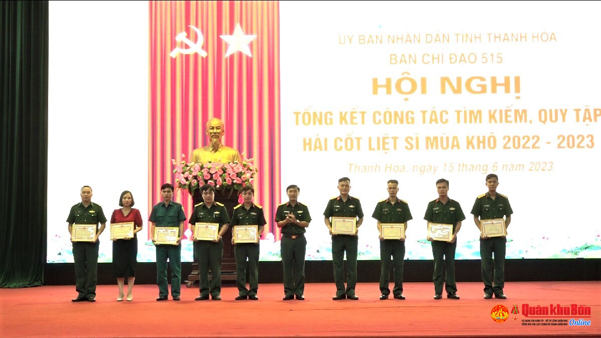 Thanh Hóa: Tổng kết công tác tìm kiếm, quy tập hài cốt liệt sĩ mùa khô 2022-2023